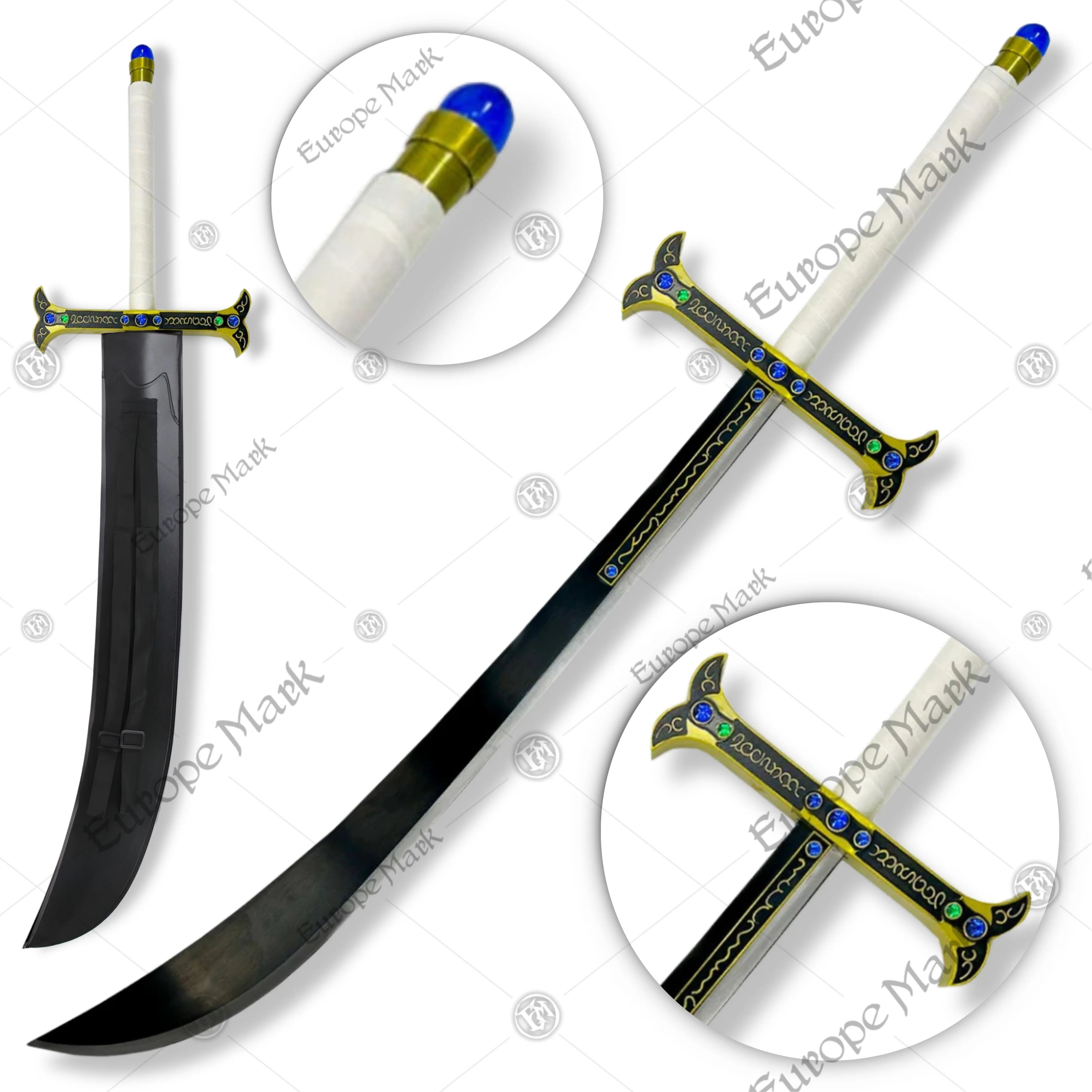 Dracule Mihawk’s Yoru Black Blade – One Piece Sword Replica