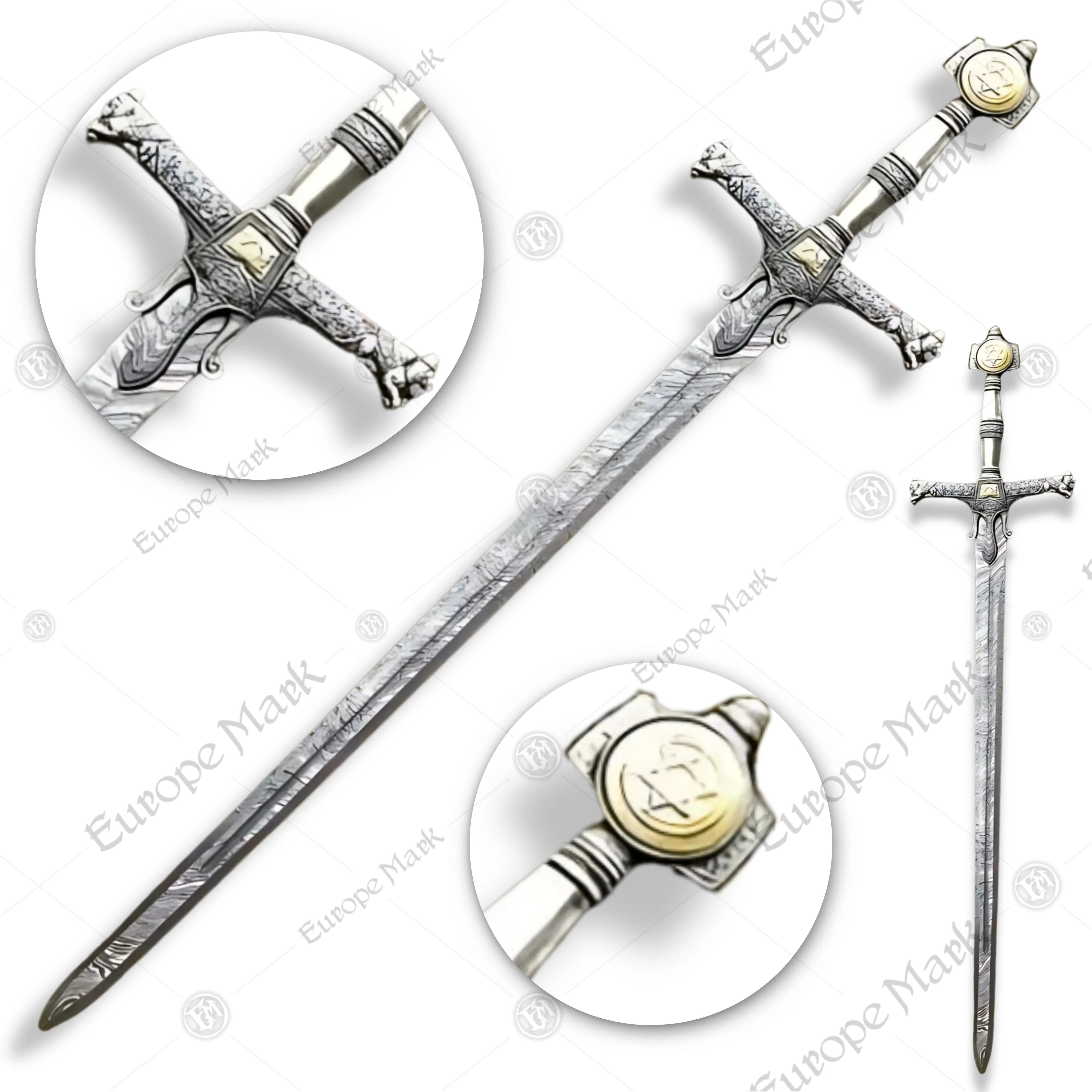 King Solomon Damascus Sword Cosplay Replica